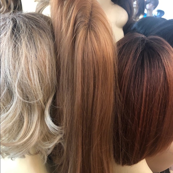 Accessories | Irish Copper Rust Baby Hair Prepluck Bob Lace Wig | Poshmark